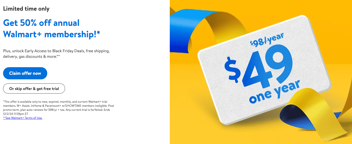 Get a discounted Walmart+ membership for $49 - The Points Guy